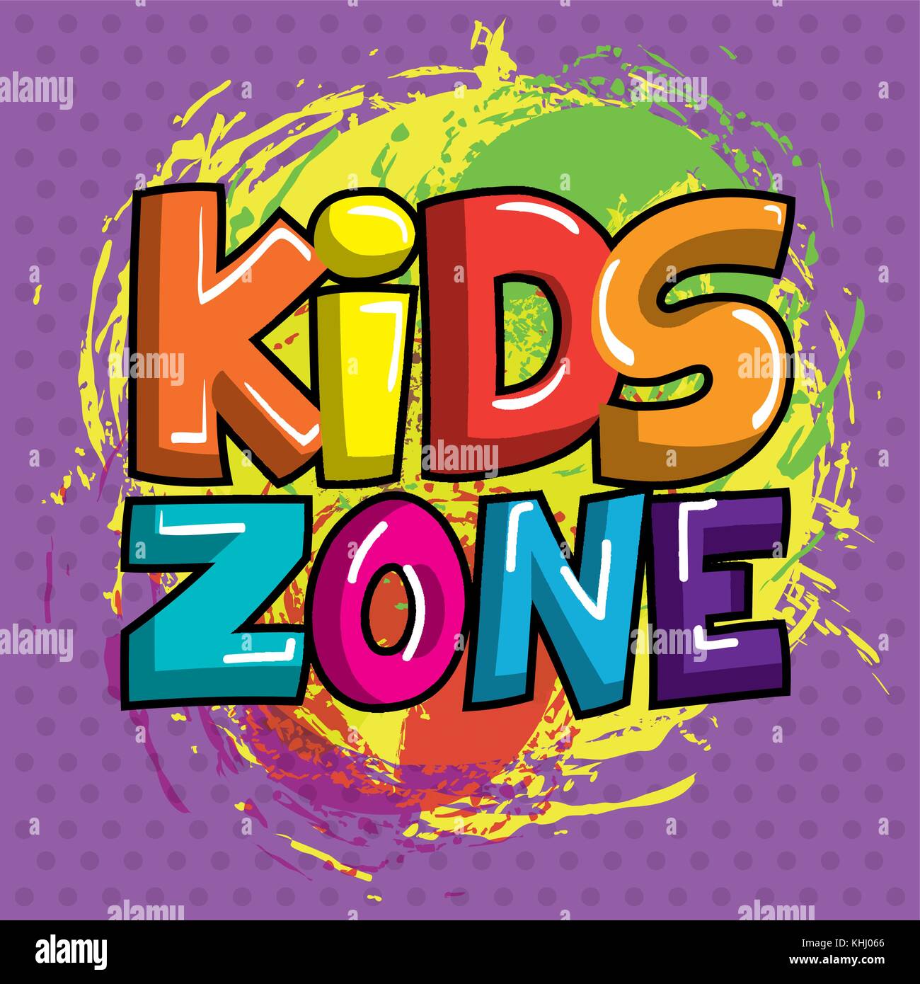 kids zone poster icon Stock Vector Image & Art - Alamy