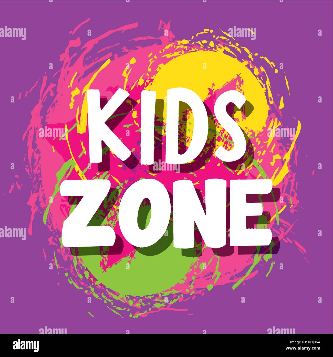 kids zone poster icon Stock Vector Image & Art - Alamy