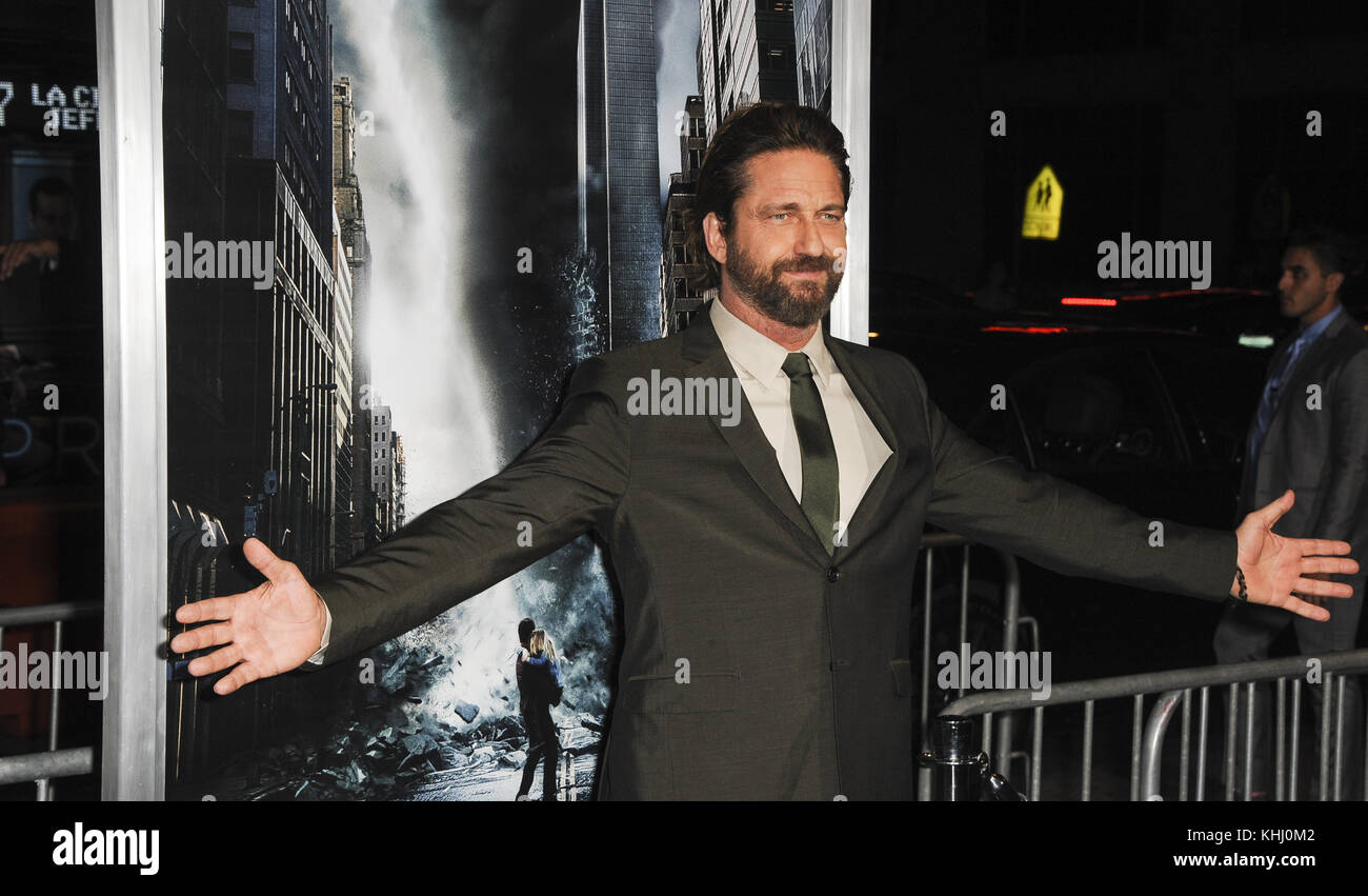 Film Premiere Geostorm Featuring: Gerard Butler Where: Los Angeles ...