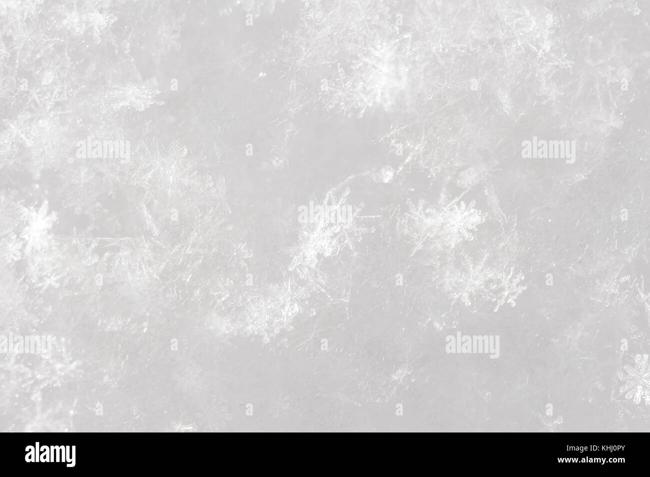 close-up of snowflakes, natural background in natural conditions Stock ...