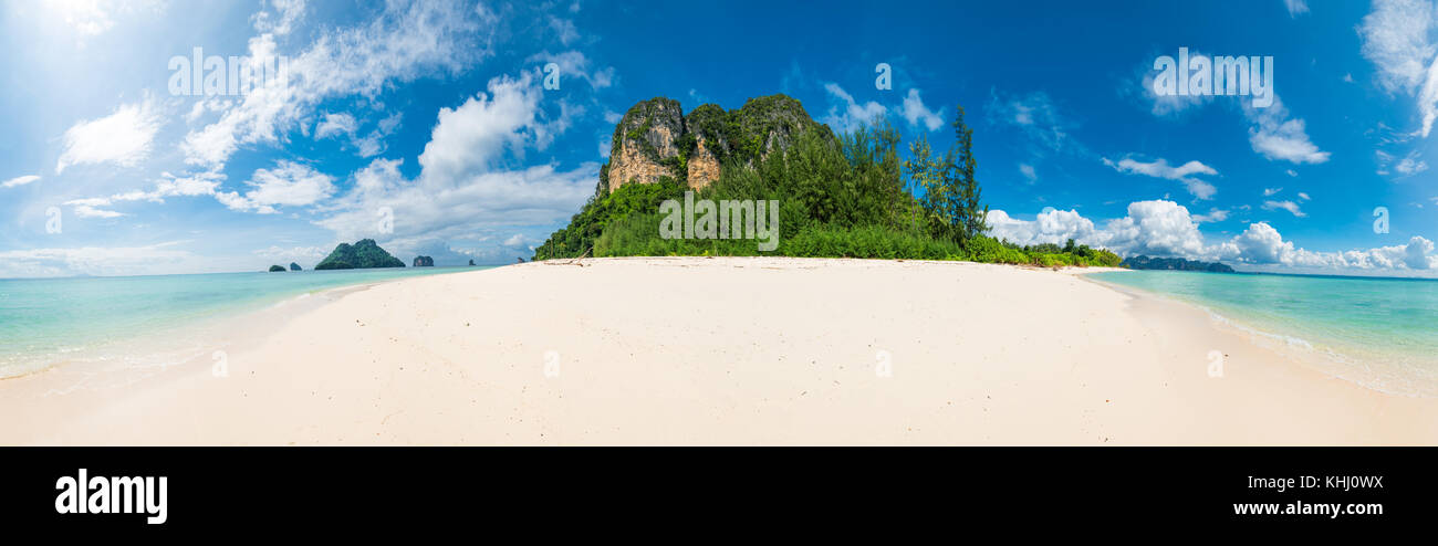 horizontal panoramic view Island in Thailand Stock Photo - Alamy