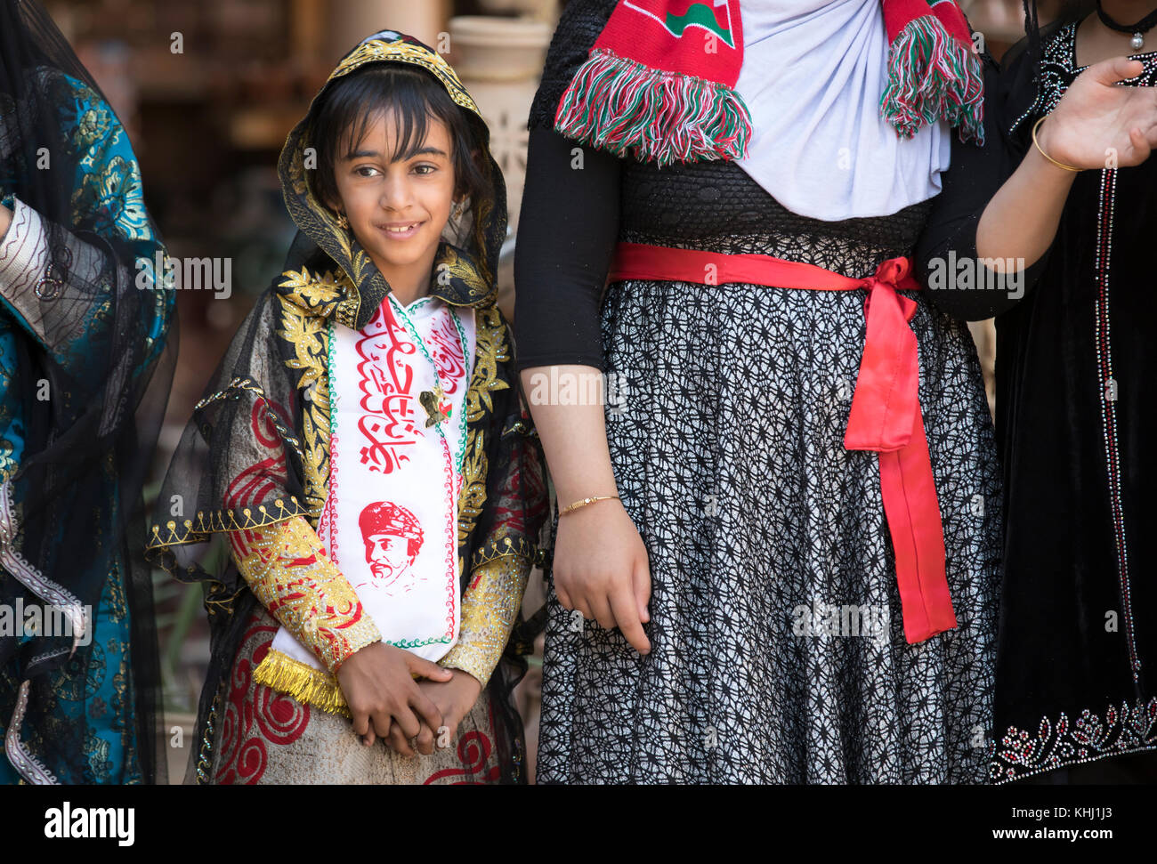 Omani girl in traditional outft Stock Photo - Alamy