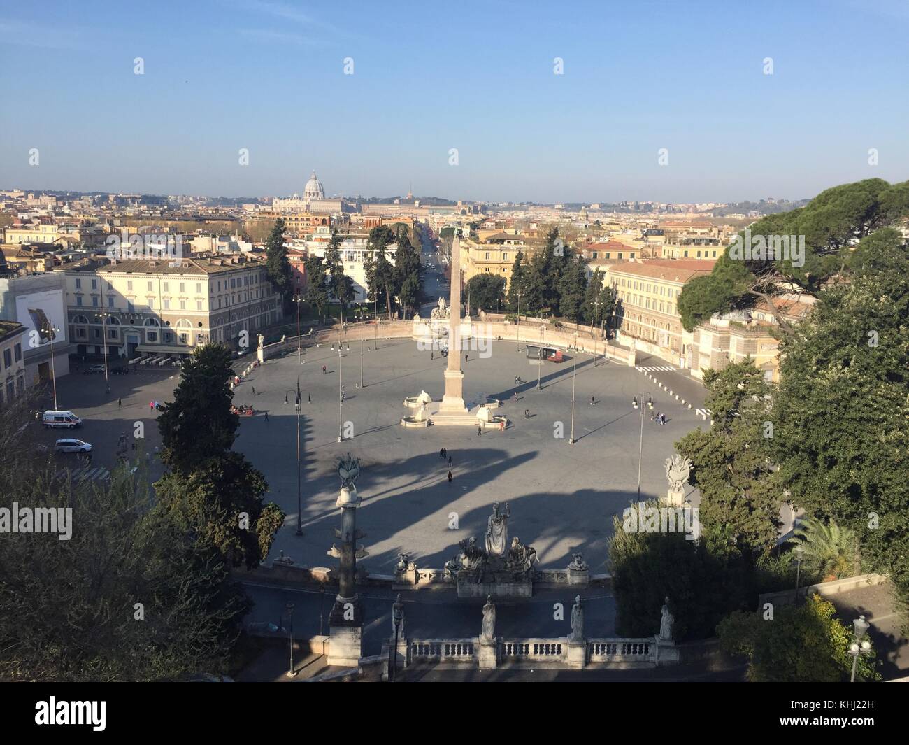 People's Square - Rome, Italy Stock Photo - Alamy
