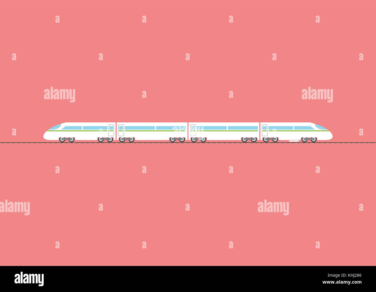 High speed train Stock Vector Images - Alamy