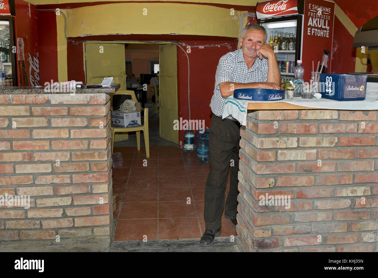 Bar owner of a converted cold war bunker converted into a bar on the ...