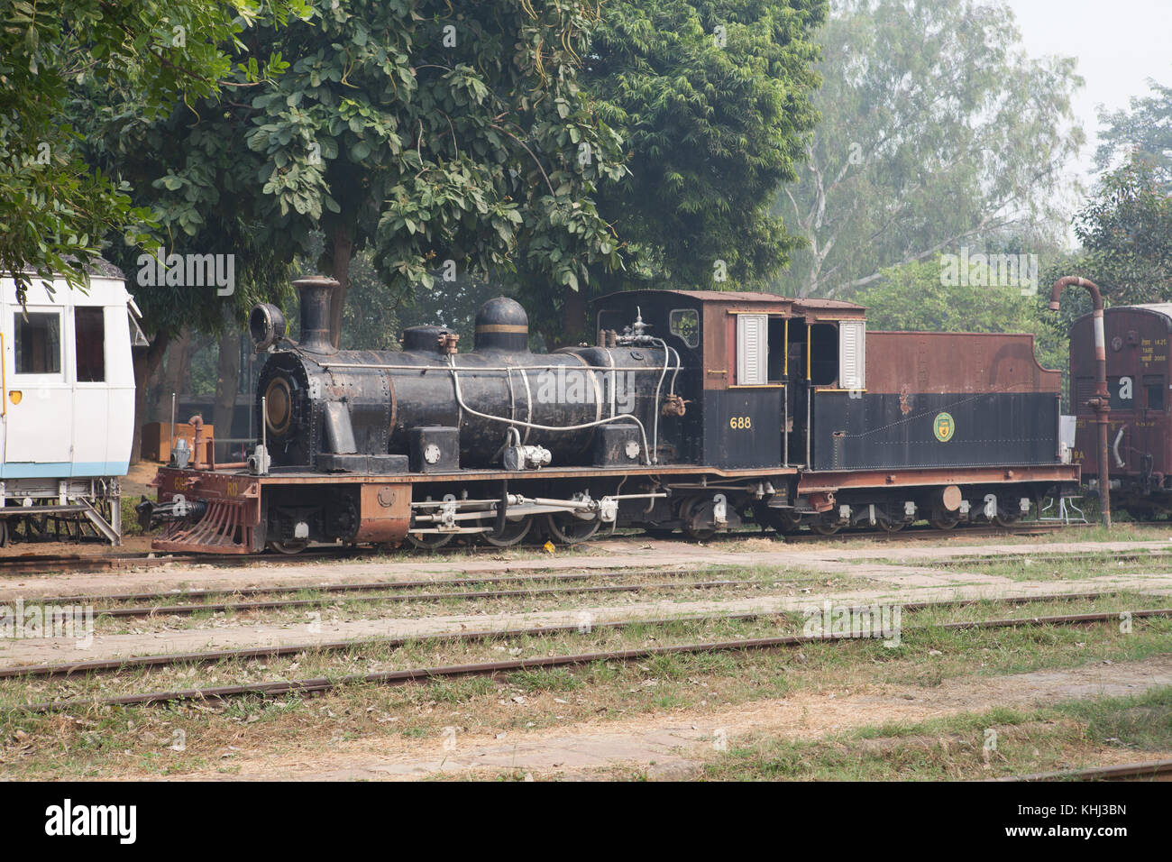 Old trains of India Stock Photo - Alamy