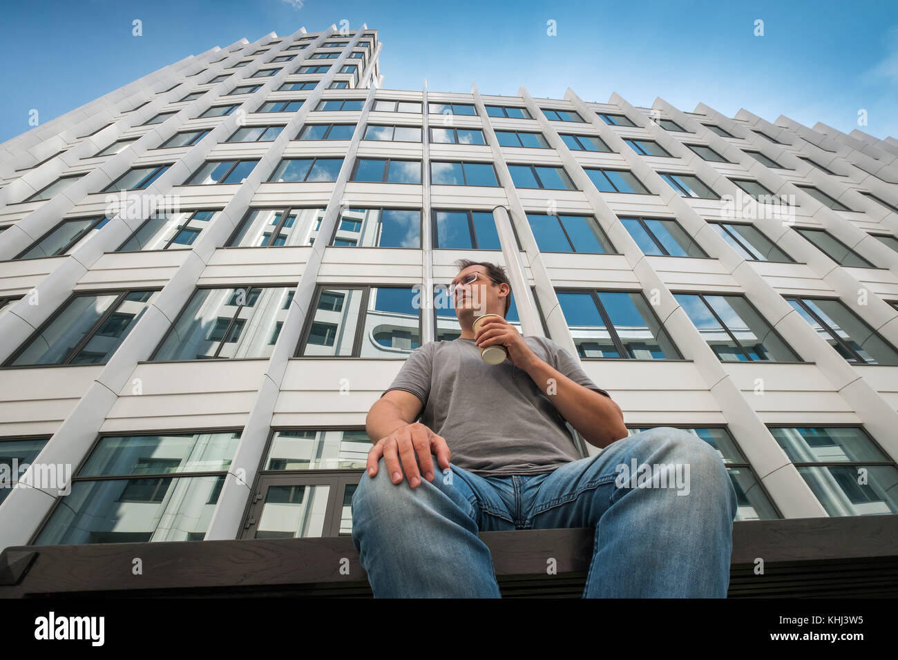 Male bottom view hi-res stock photography and images - Alamy