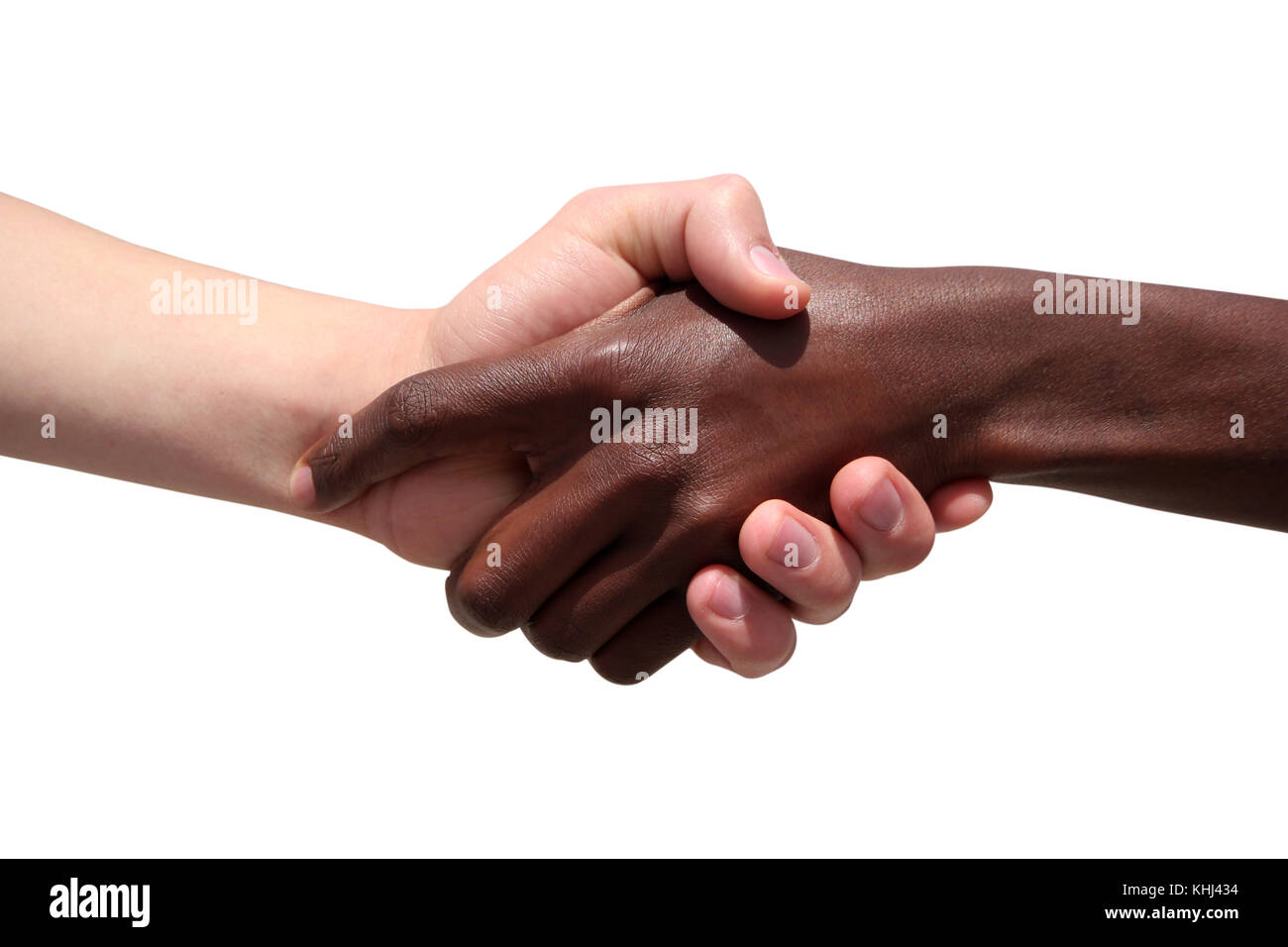 Black and white human hands Stock Photo - Alamy