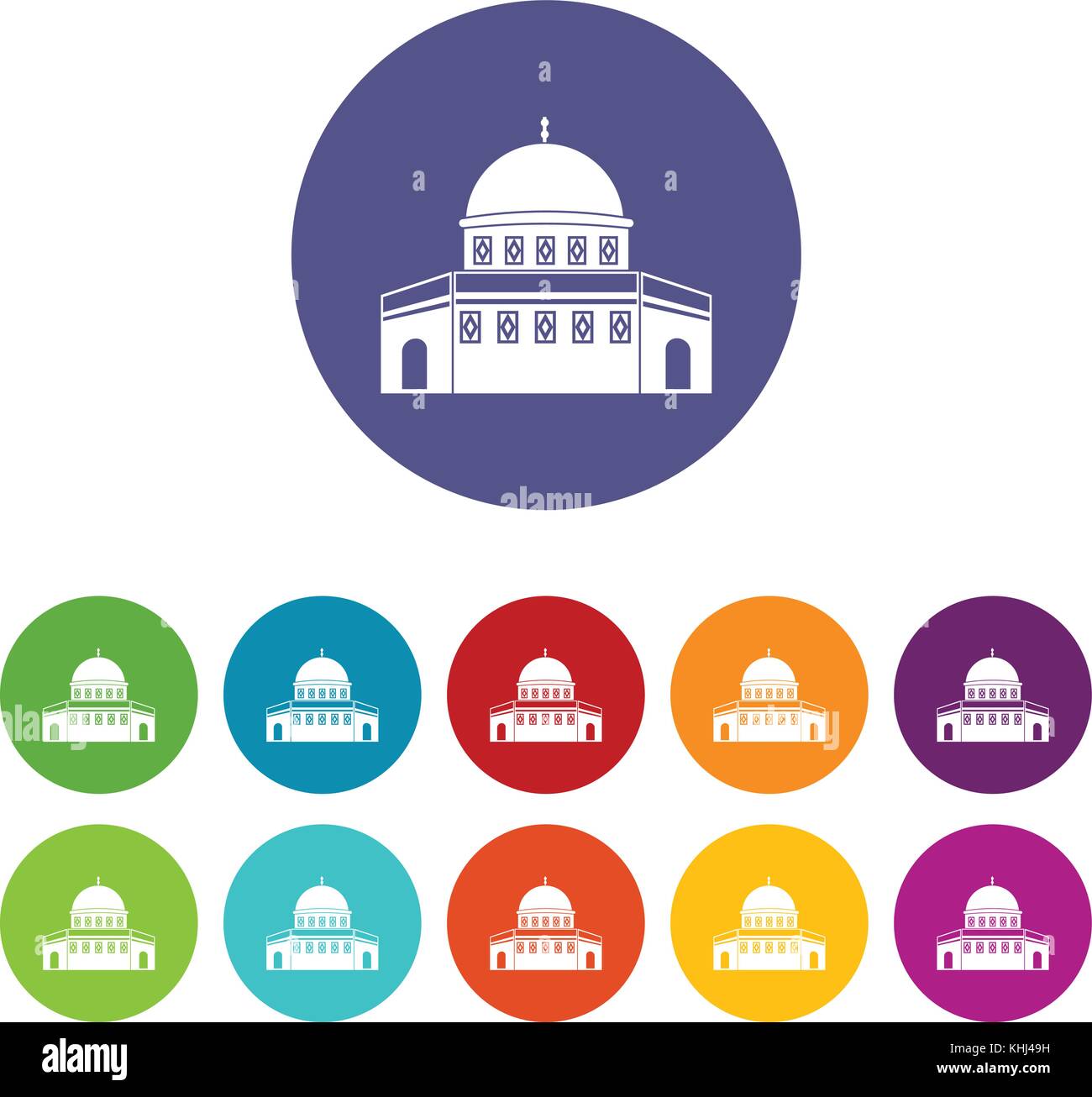 Stone temple mount Stock Vector Images - Alamy