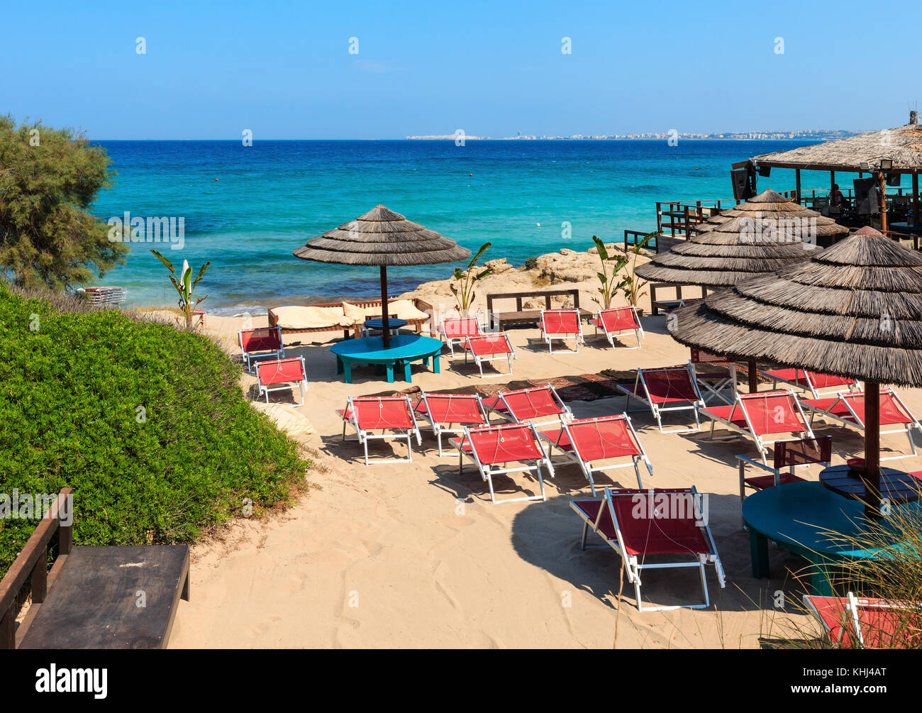 Picturesque Ionian sea beach Punta della Suina, Salento, Puglia, Italy ...