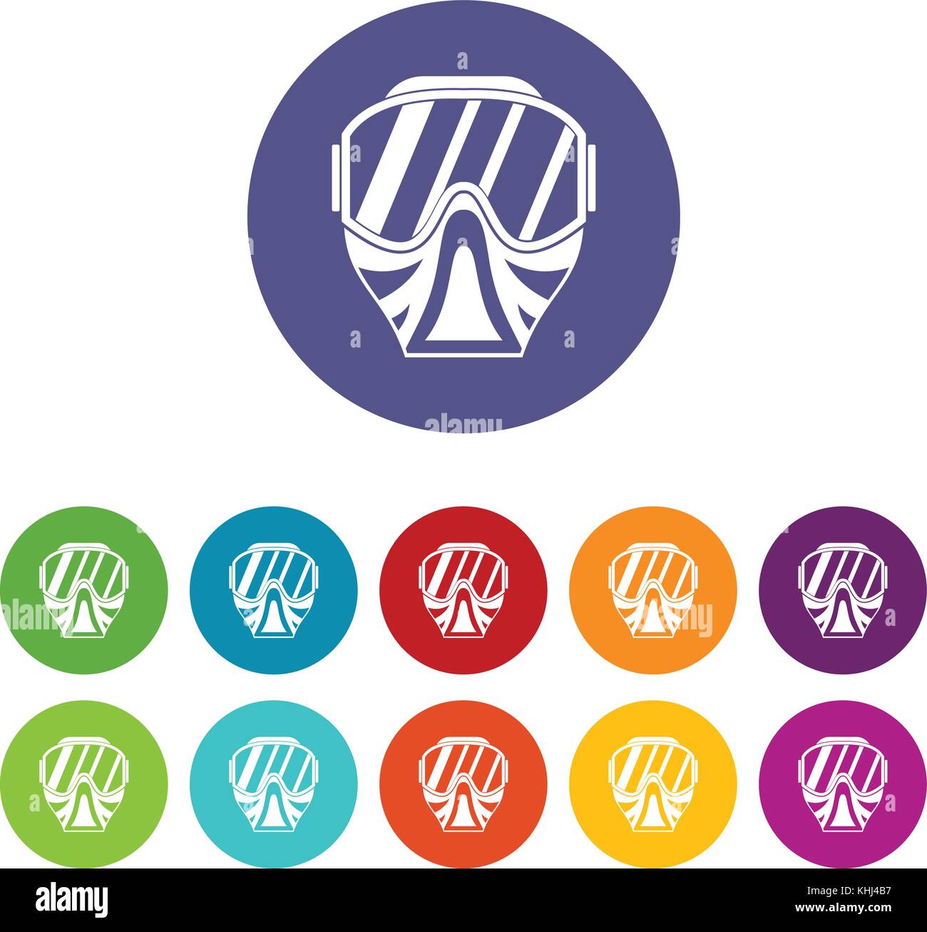 Camouflage Face Paint Stock Vector Images - Alamy