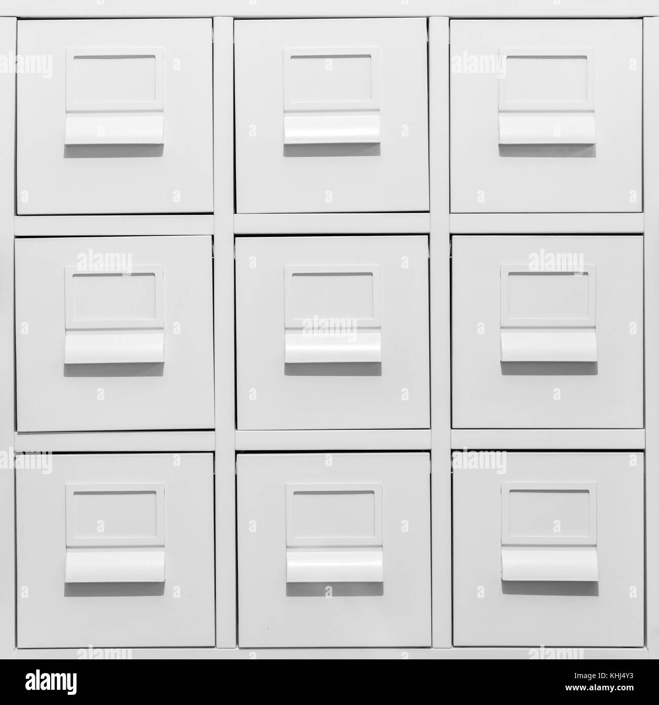 White metal drawer Stock Photo - Alamy