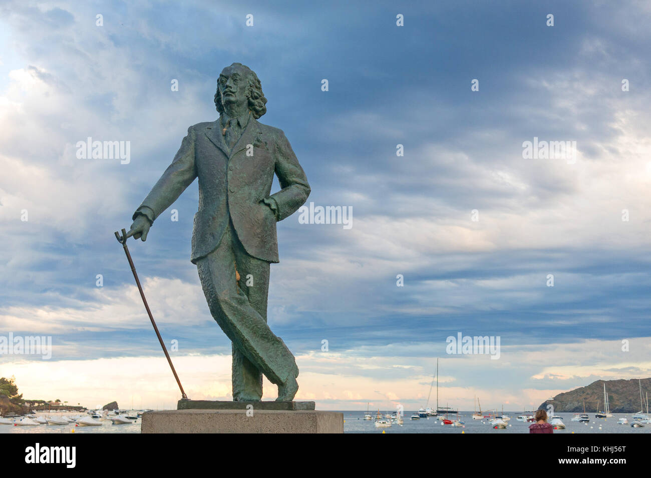 Statue salvador dali in cadaques hi-res stock photography and images ...