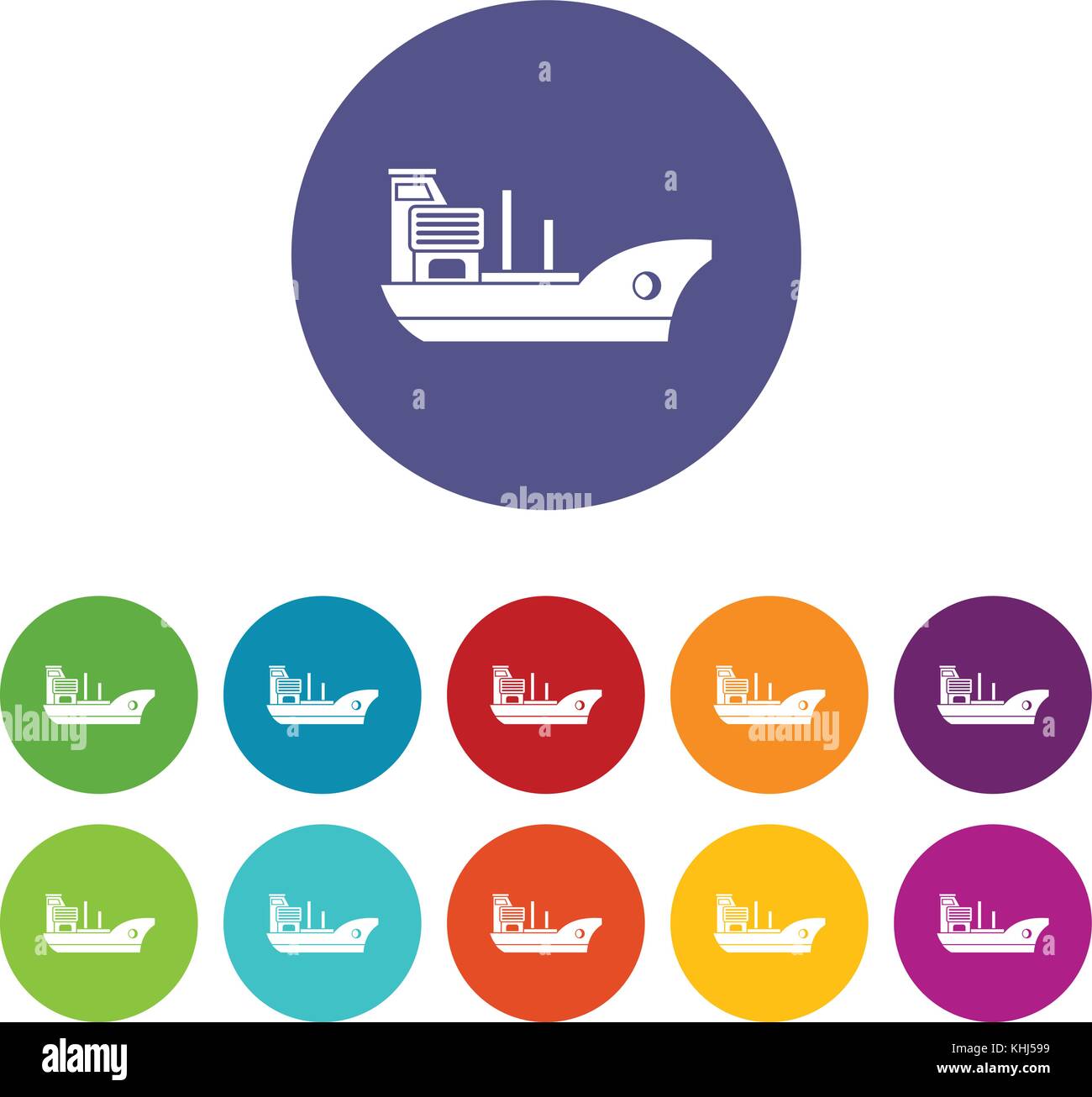 Marine ship set icons Stock Vector Image & Art - Alamy