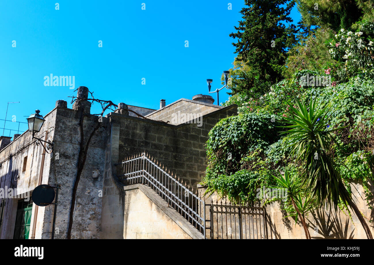 Small picturesque medieval town Oria view, Brindisi region, Puglia ...