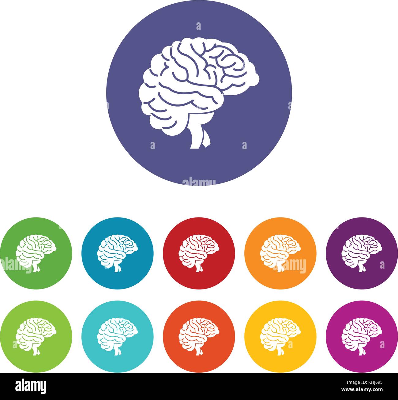 Human brain memory mri Stock Vector Images - Alamy