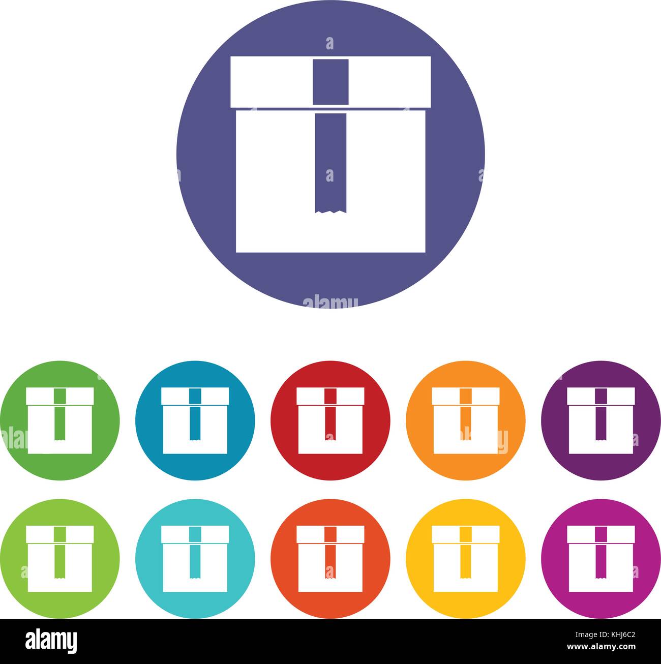 Box set icons Stock Vector Image & Art - Alamy