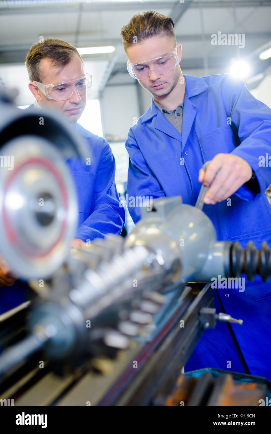 Two engineers at work Stock Photo - Alamy
