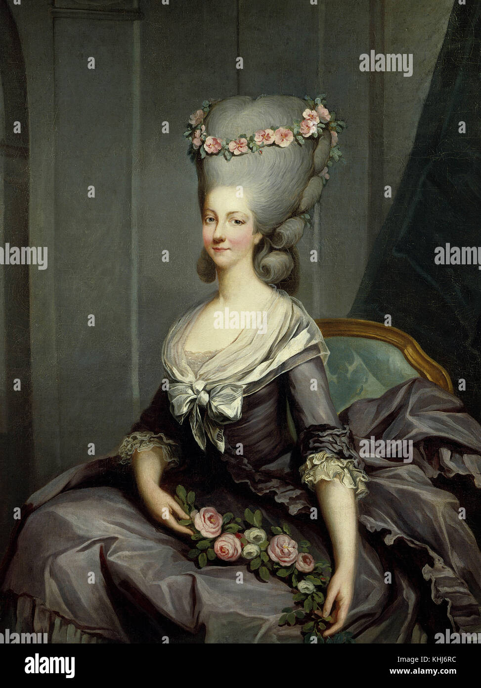 Antoine François Callet Portrait of Marie-Louise, Princess of Lamballe ...