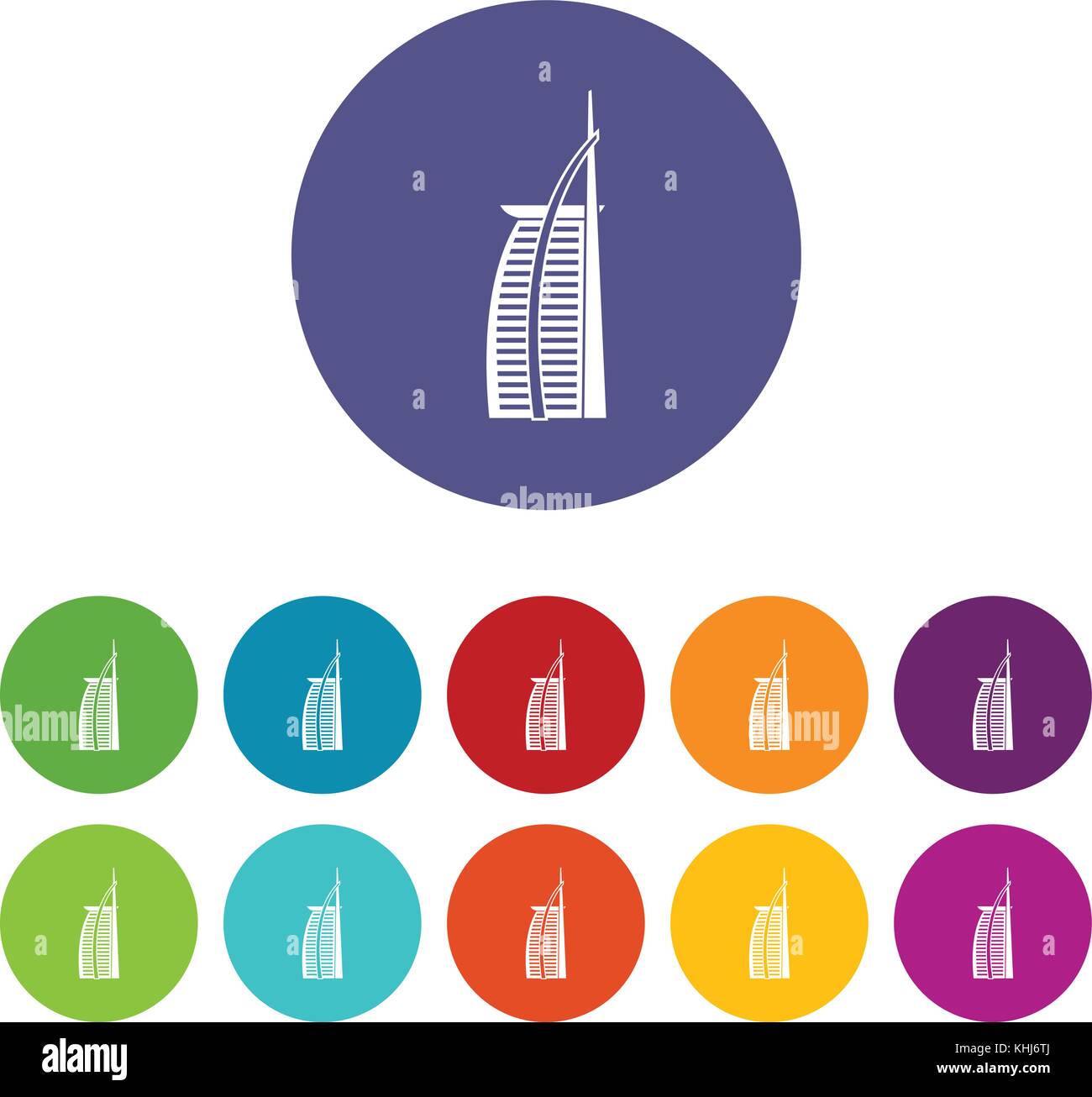 Dubai jumeirah beach burj al Stock Vector Images - Alamy