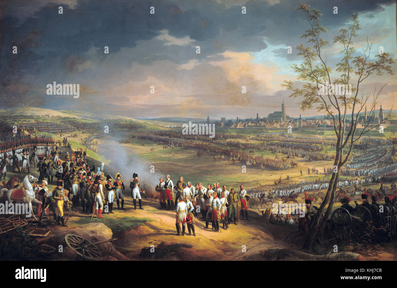 Charles Thevenin - The surrender of Ulm, Napoleon receveing the ...