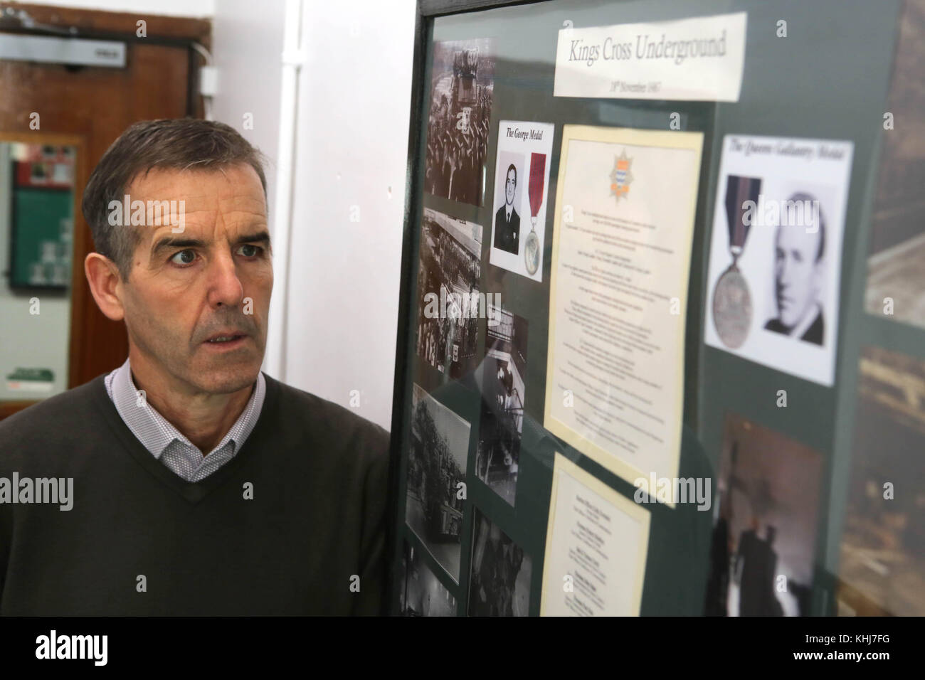 Firefighter Dave Flanagan, who was caught up in the King's Cross fire ...