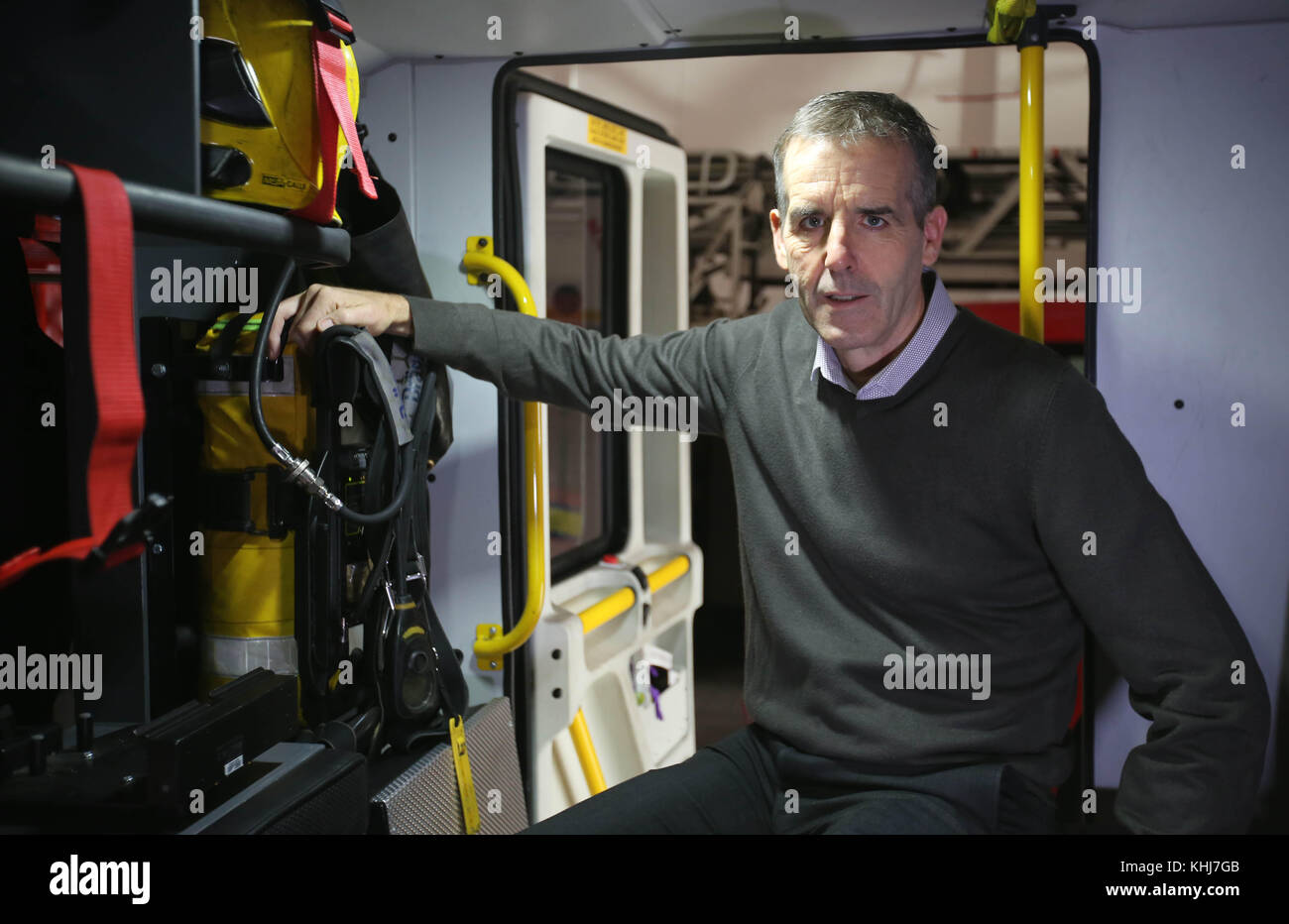 Firefighter Dave Flanagan, who was caught up in the King's Cross fire ...