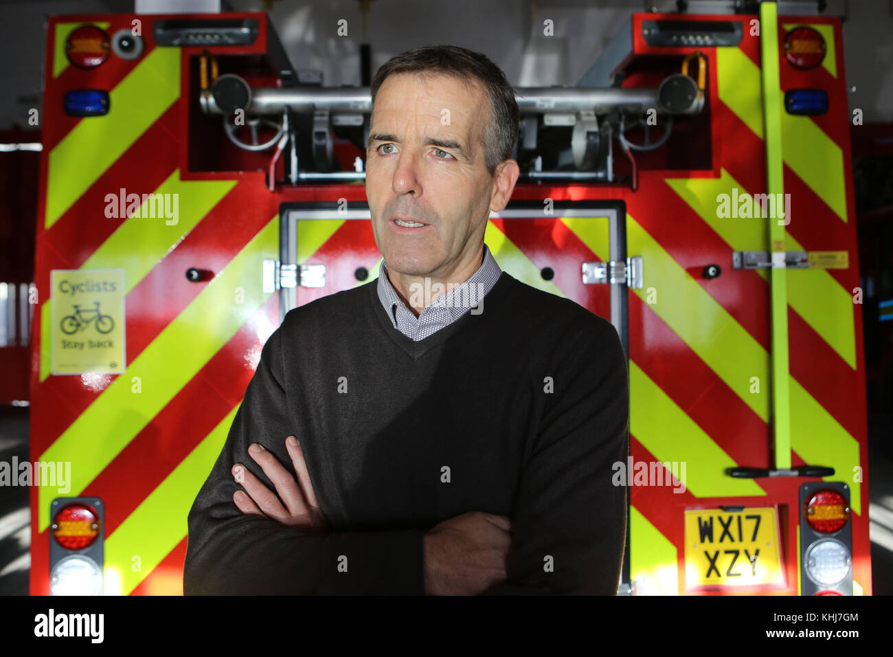 Firefighter Dave Flanagan, who was caught up in the King's Cross fire ...