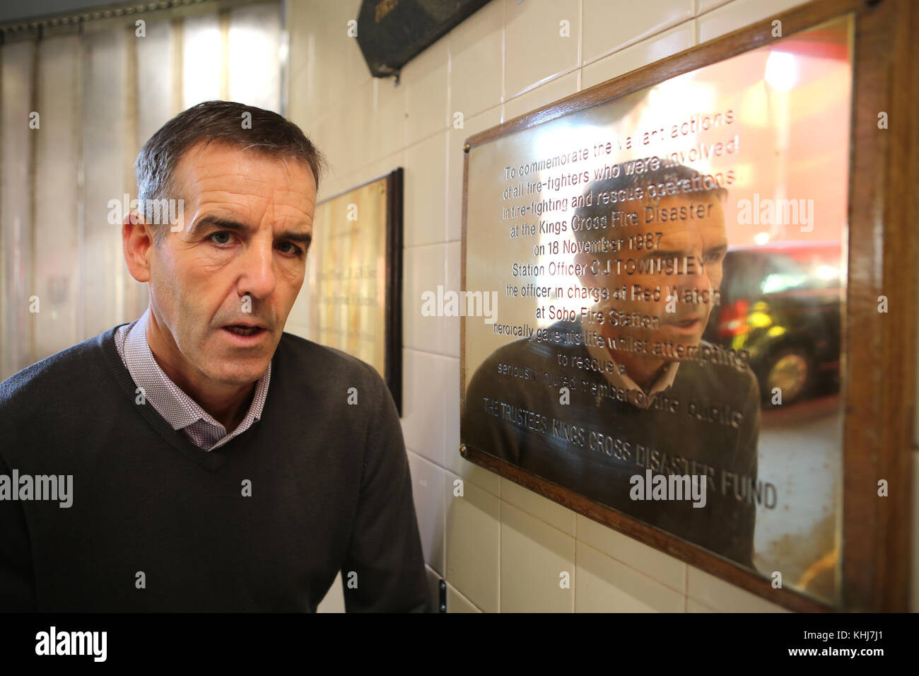 Firefighter Dave Flanagan, who was caught up in the King's Cross fire ...