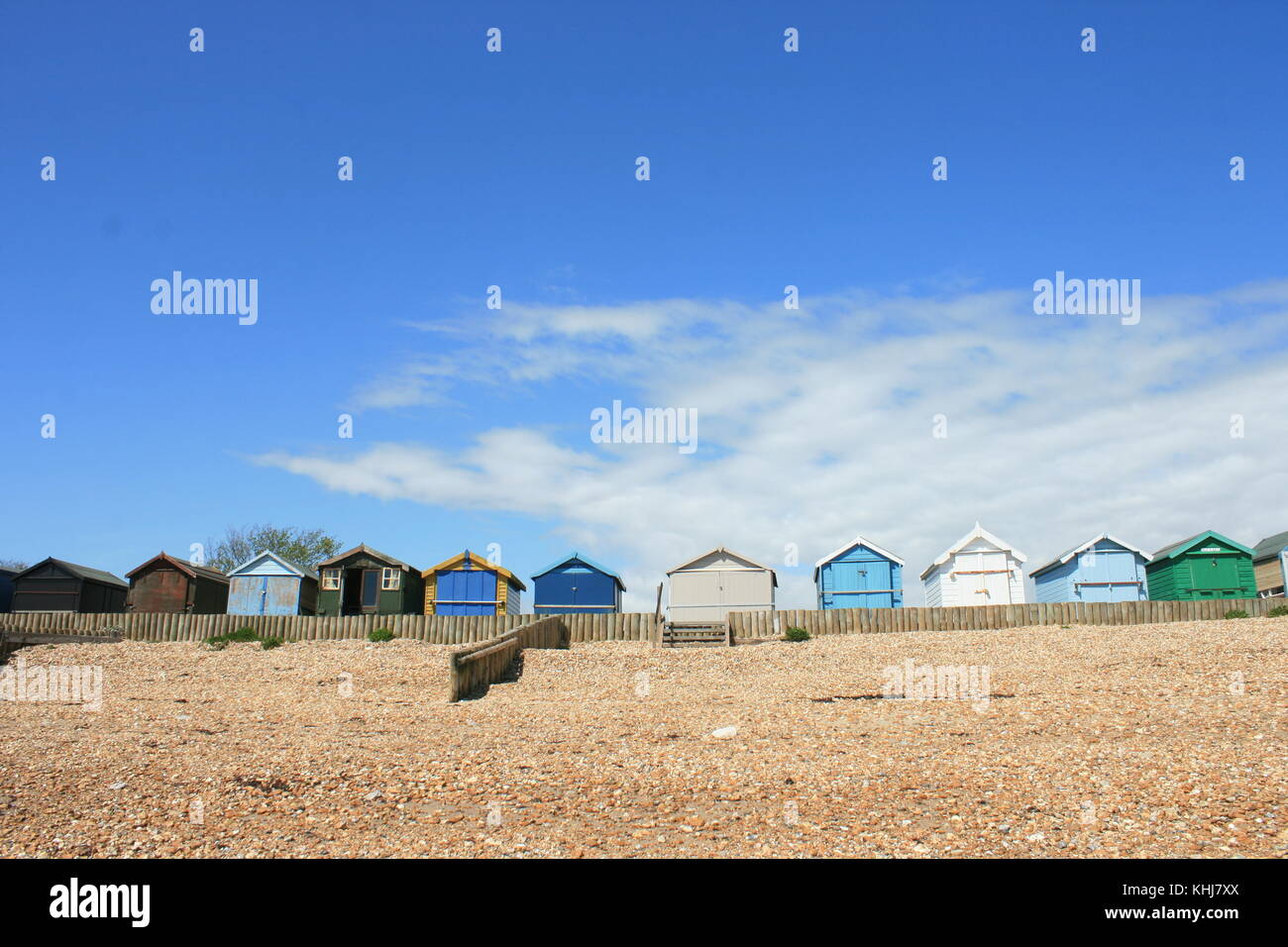 Calshot beach forms part of a mile long shingle spit which reaches out ...