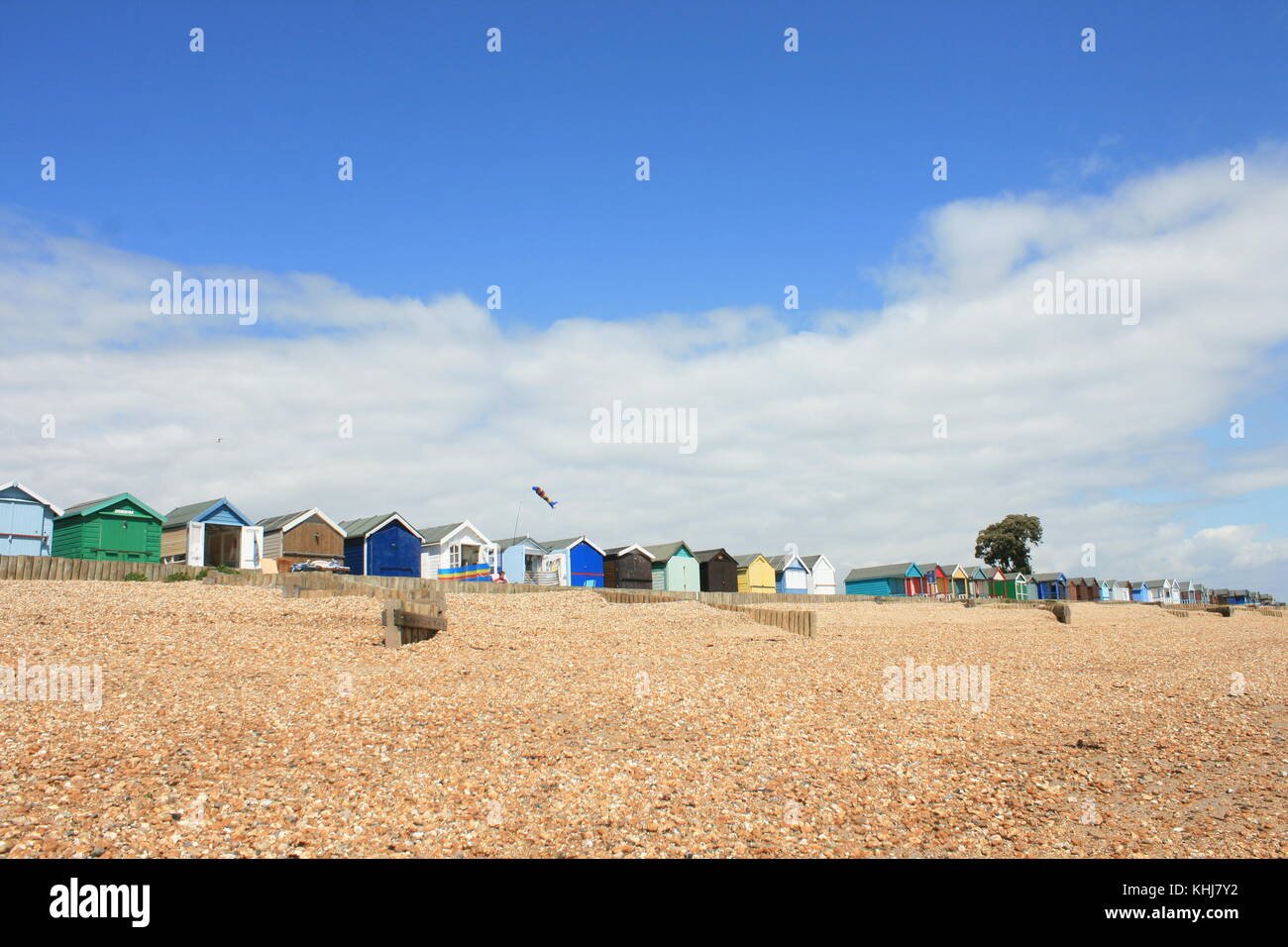 Calshot beach forms part of a mile long shingle spit which reaches out ...