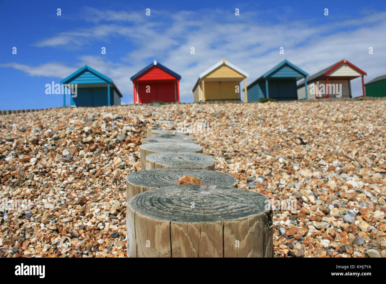 Calshot beach forms part of a mile long shingle spit which reaches out ...