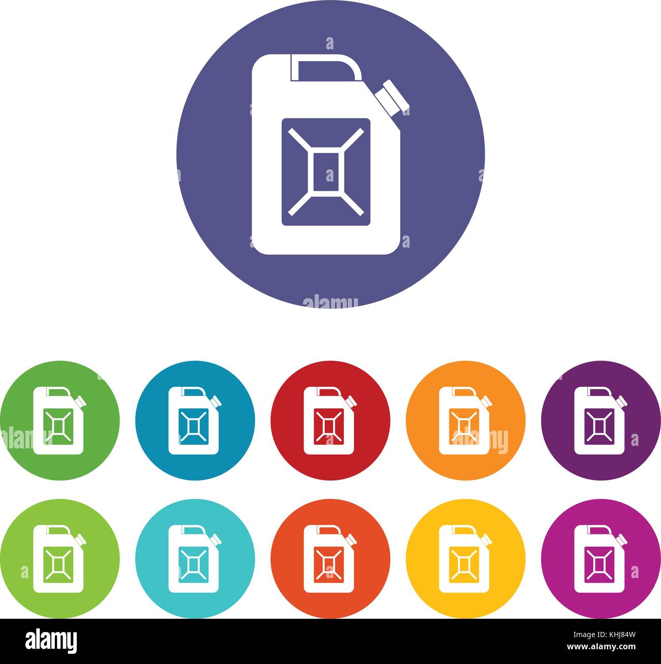 Jerrycan set icons Stock Vector Image & Art - Alamy