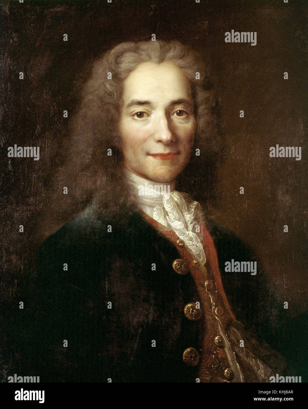Nicolas de Largillière - Portrait of François Marie Arouet a.k.a ...