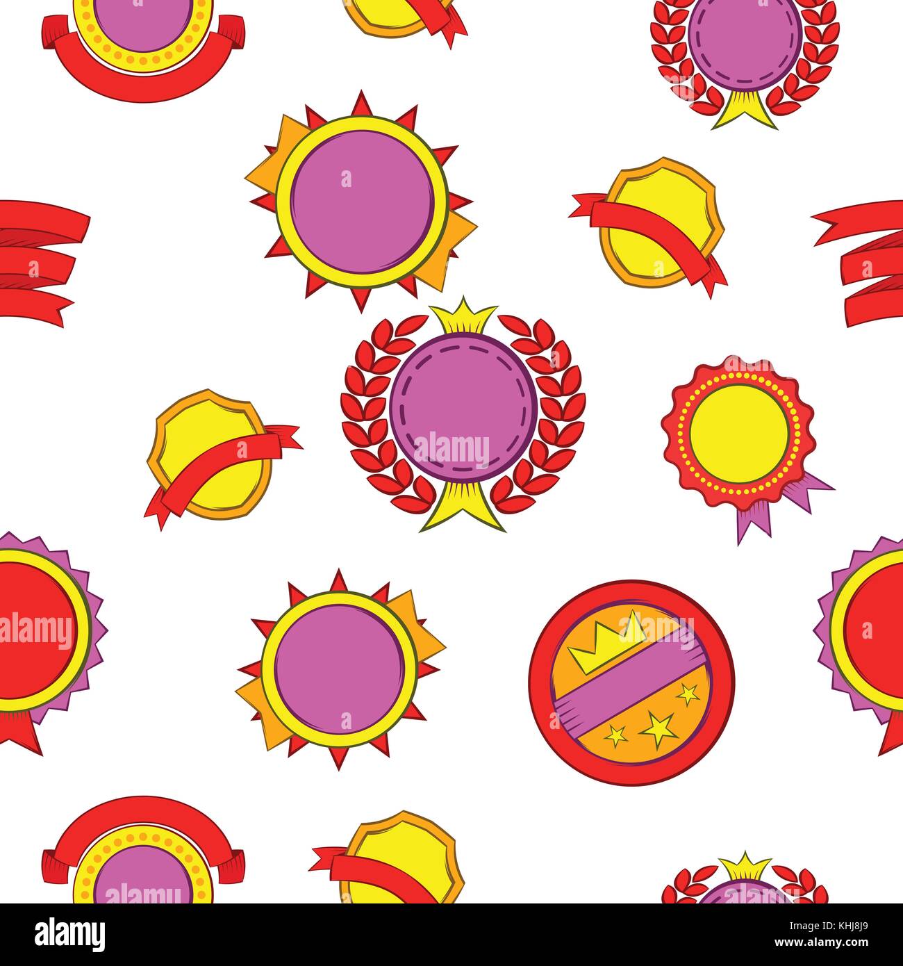 Sticker pattern, cartoon style Stock Vector Image & Art - Alamy