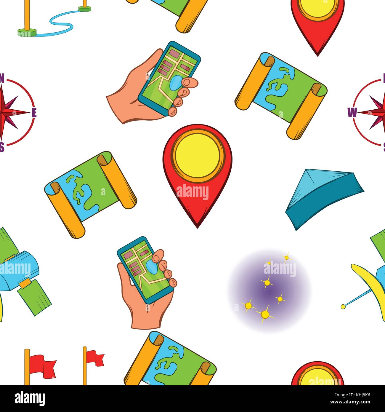 Find way pattern, cartoon style Stock Vector Image & Art - Alamy