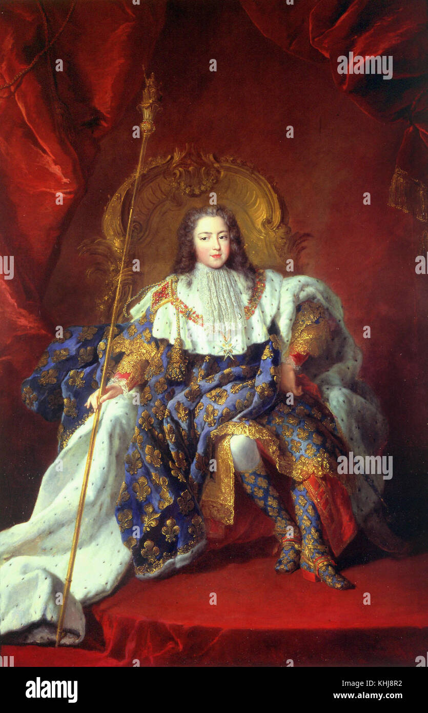 Alexis Simon Belle - Portrait of Louis XV as a child Stock Photo - Alamy