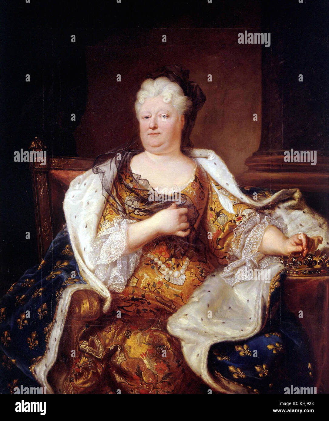 Hyacinthe Rigaud - Portrait of Princess Palatine Elisabeth Charlotte of ...
