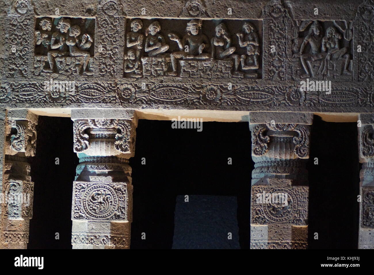 Ajanta- Ancient, Elegant and speechless beauty in stones Stock Photo ...