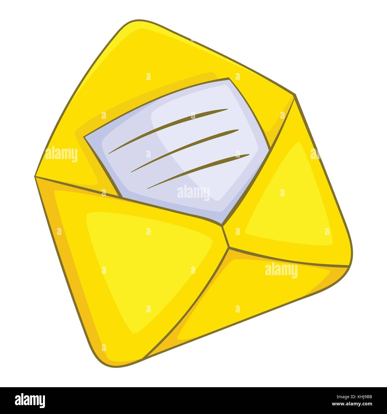 Letter icon, cartoon style Stock Vector Image & Art - Alamy