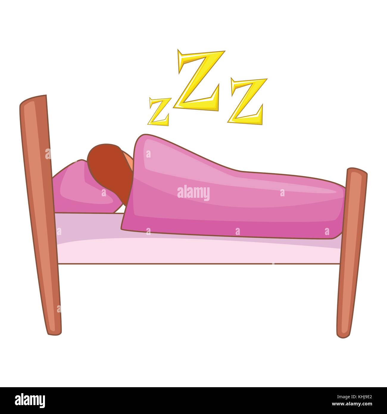 Sleeping icon, cartoon style Stock Vector Image & Art - Alamy