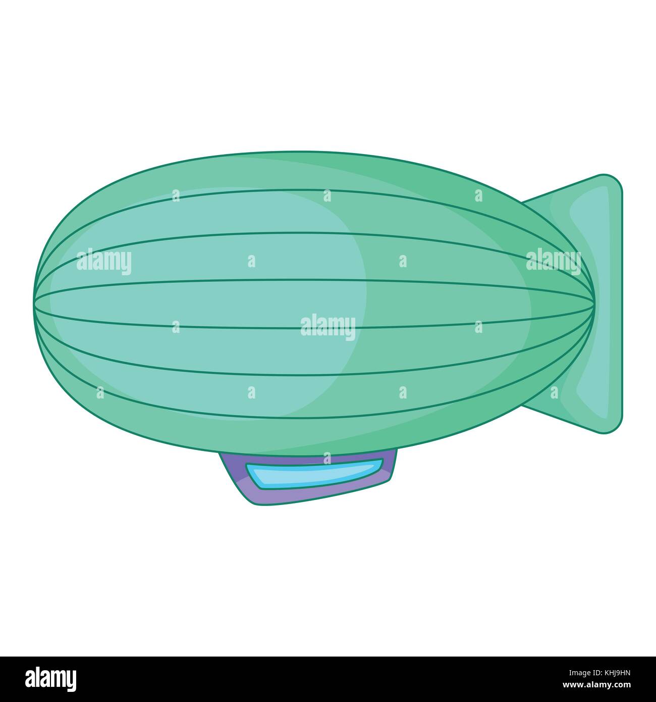 Fly airship icon, cartoon style Stock Vector Image & Art - Alamy