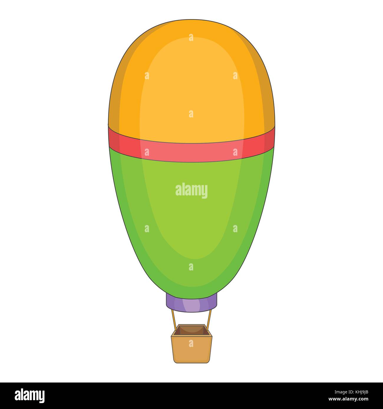 Oval balloon icon, cartoon style Stock Vector Image & Art - Alamy
