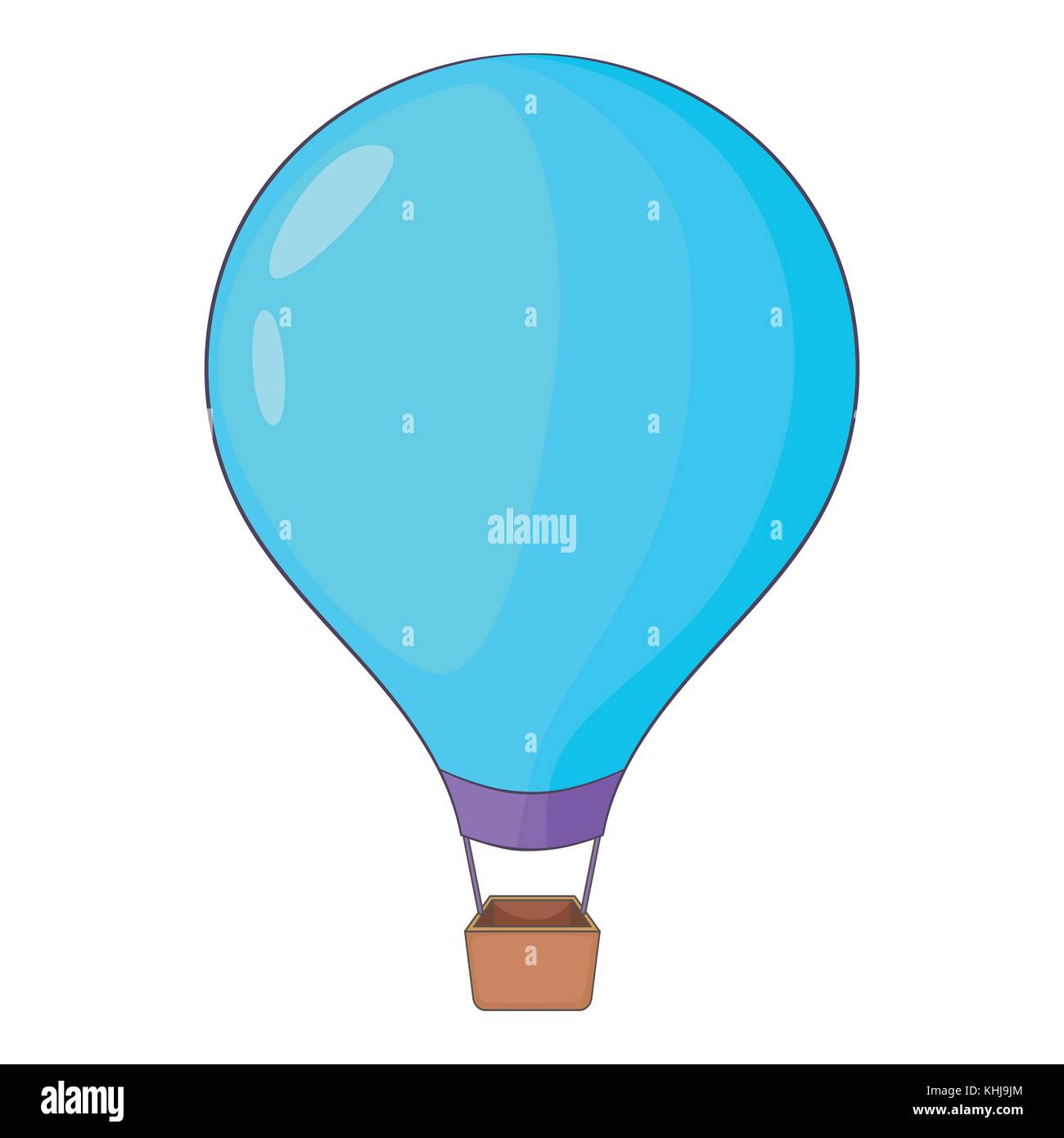 Beautiful balloon icon, cartoon style Stock Vector Image & Art - Alamy