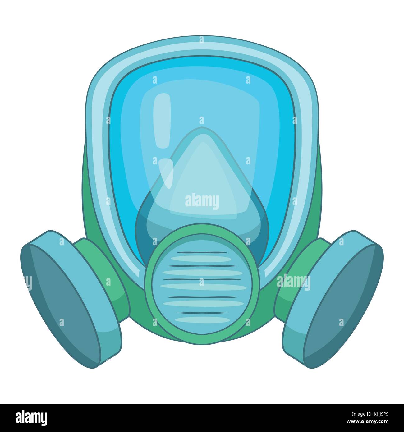 Gas mask icon, cartoon style Stock Vector Image & Art - Alamy