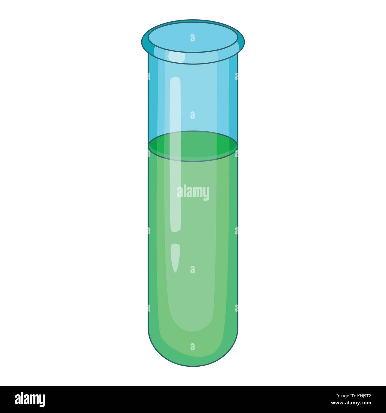 Full beaker icon, cartoon style Stock Vector Image & Art - Alamy
