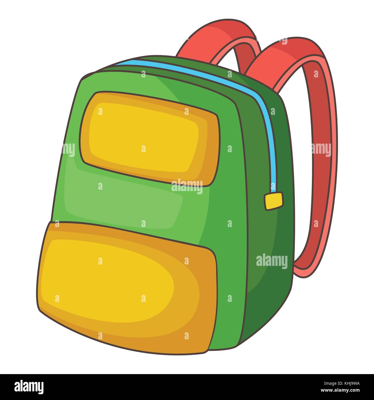 Backpack icon, cartoon style Stock Vector Image & Art - Alamy