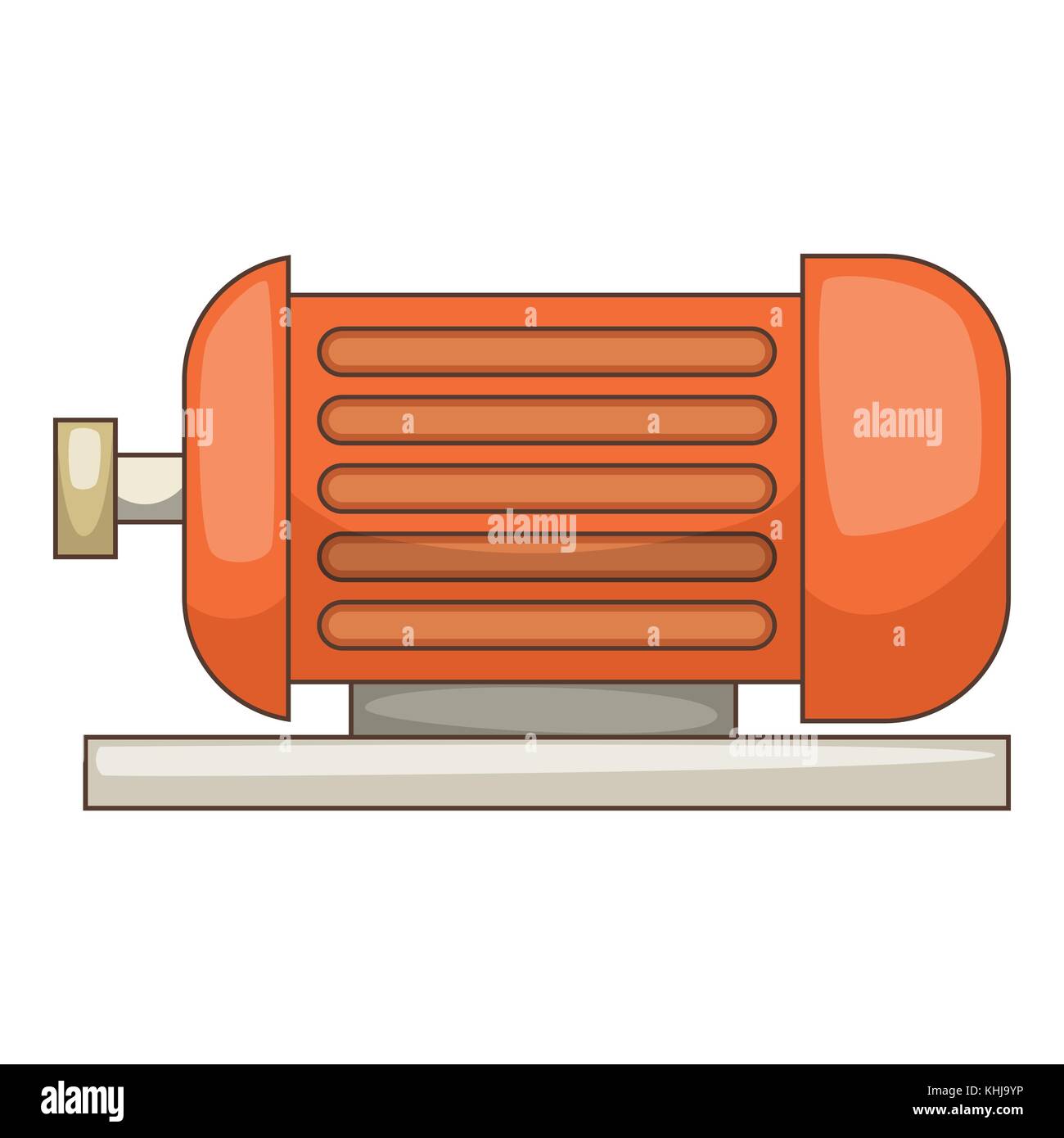 Electric motor icon, cartoon style Stock Vector Image & Art - Alamy