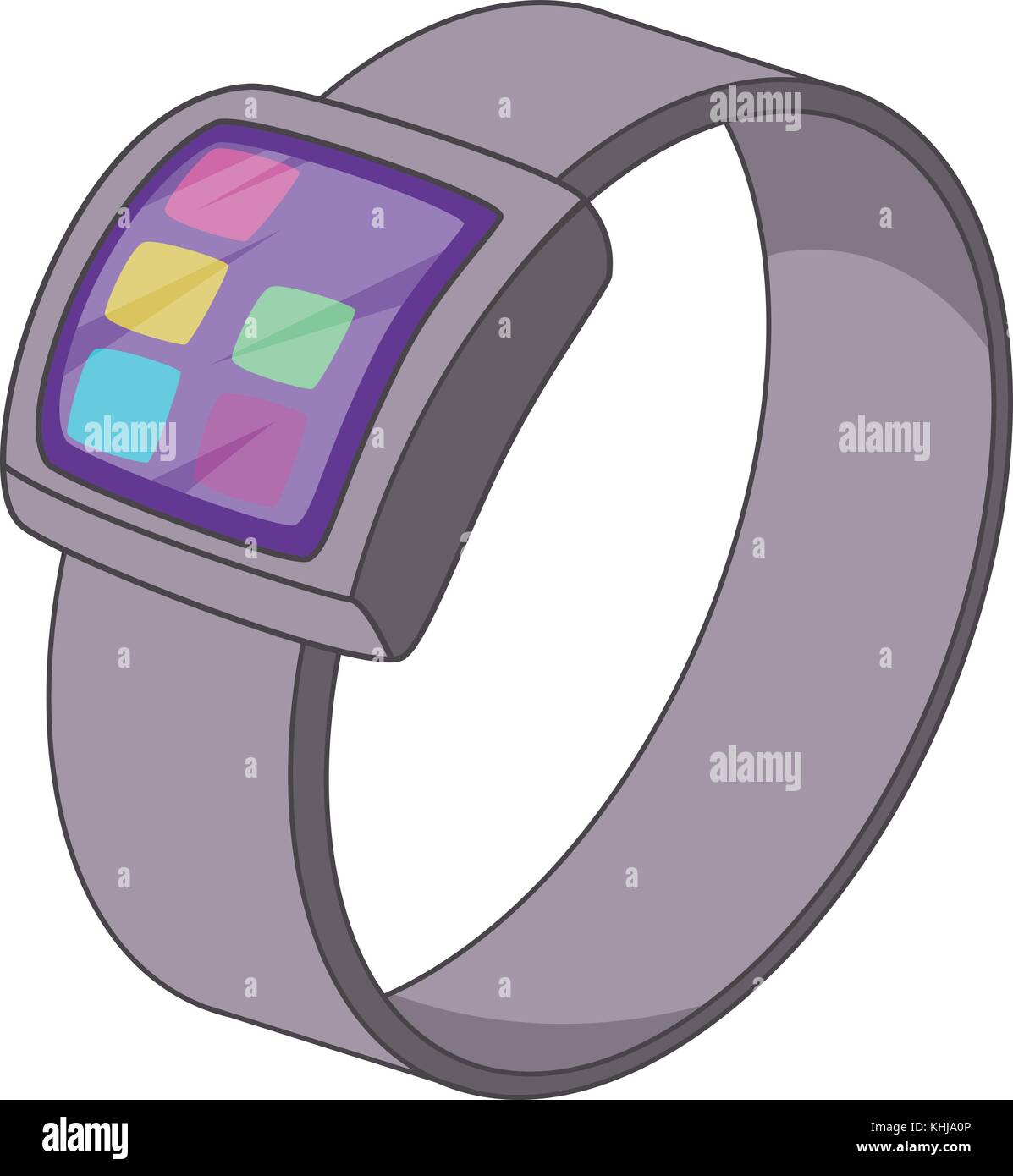 Smart watch icon, cartoon style Stock Vector Image & Art - Alamy