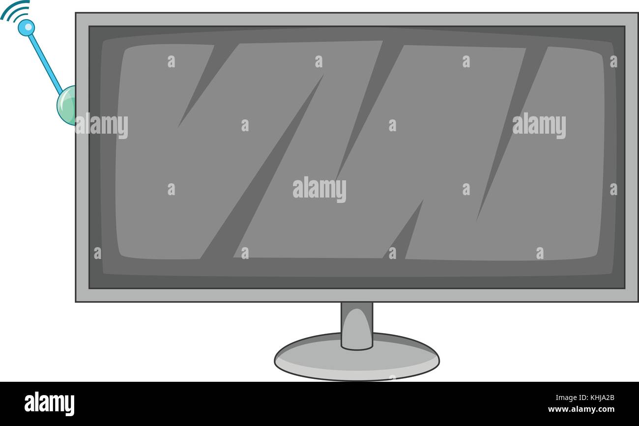 TV with wi fi connection icon, cartoon style Stock Vector Image & Art ...